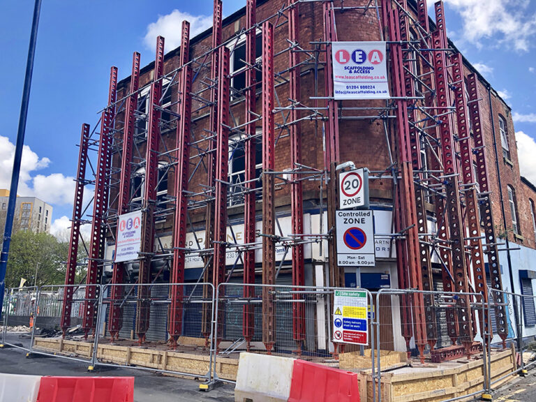 Façade Retention Projects - Lea Scaffolding