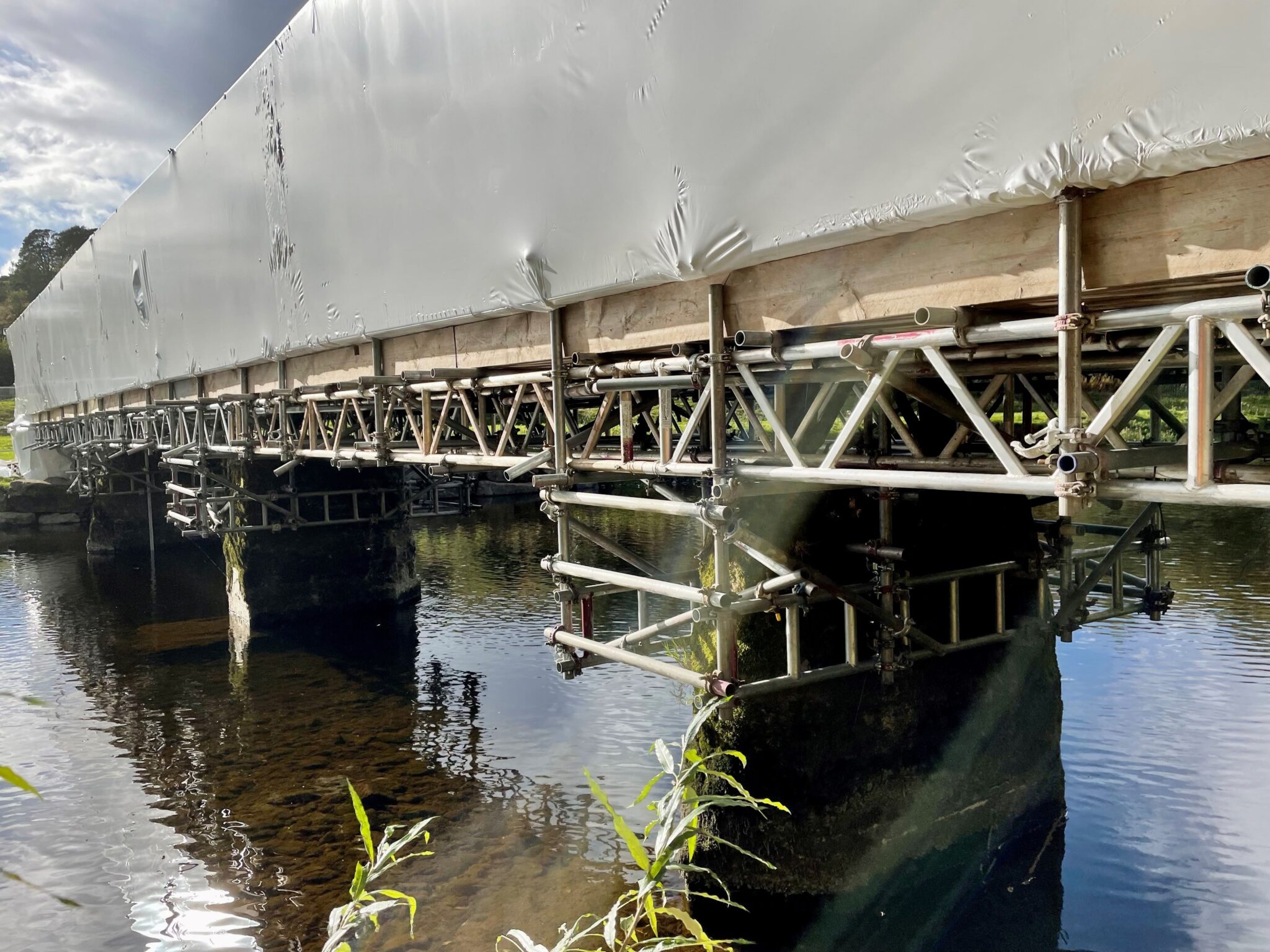 Lune Ford Bridge, Lake District - Lea Scaffolding